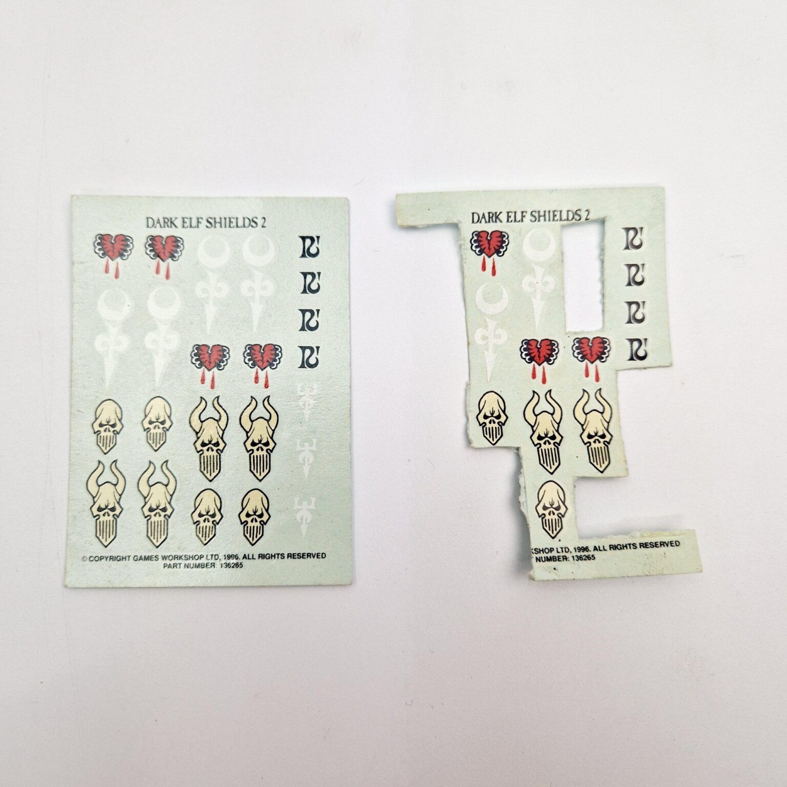 Dark Elf Transfer Sheets - Ouroboros